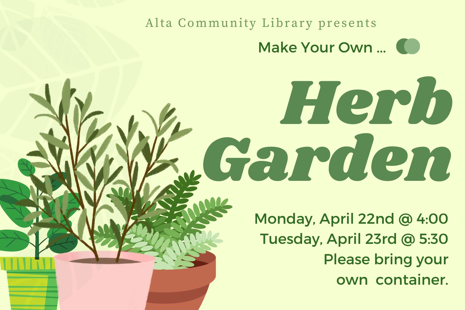 Alta Community Library :: Alta Public Library